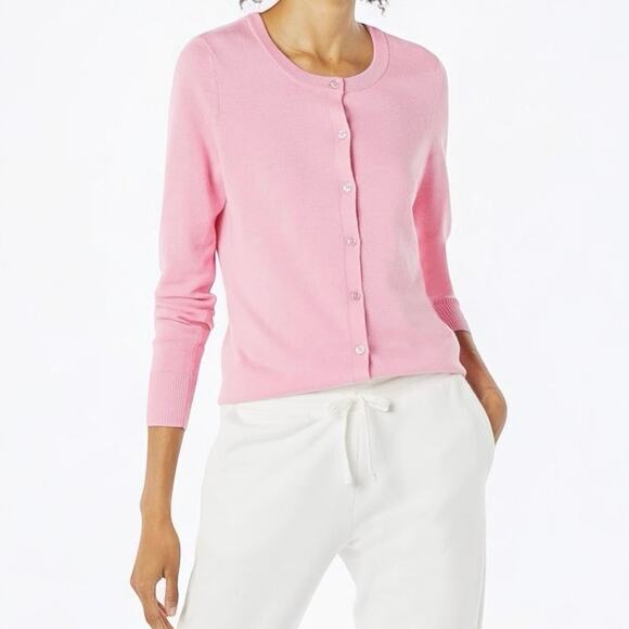 Amazon Essentials | Sweaters | Nwt Amazon Essentials Pink Button Down ...